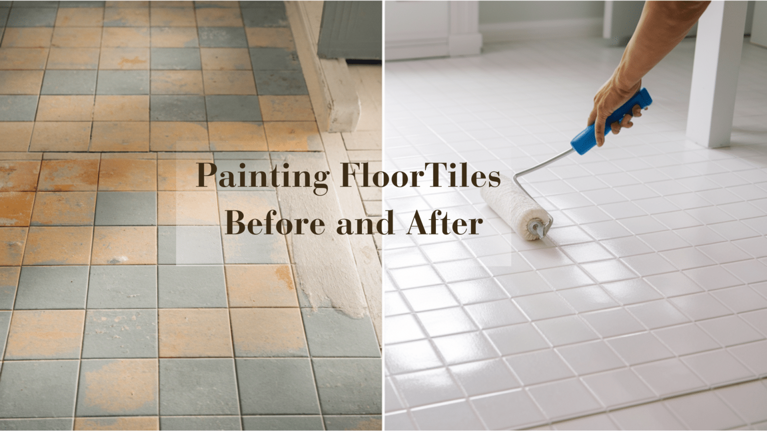 DIY Guide for Painting Tiles with Before & After Results - A House in ...