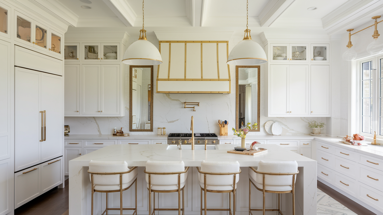 37 White And Gold Kitchen Ideas That Will Blow Your Mind A House In 37 White And Gold Kitchen Ideas That Will Blow Your Mind A House In