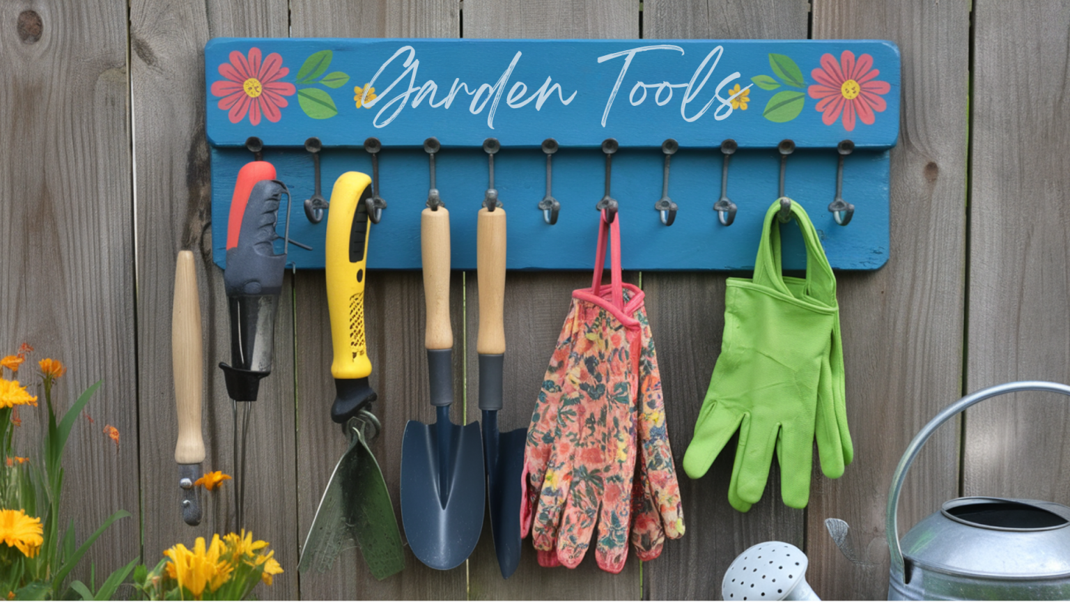 DIY Garden Tool Storage: An Easy-to-Follow Guide - A House in the Hills