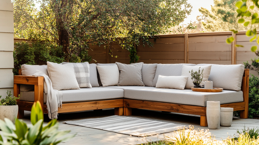 DIY Outdoor Sectional: A Complete Guide - A House in the Hills