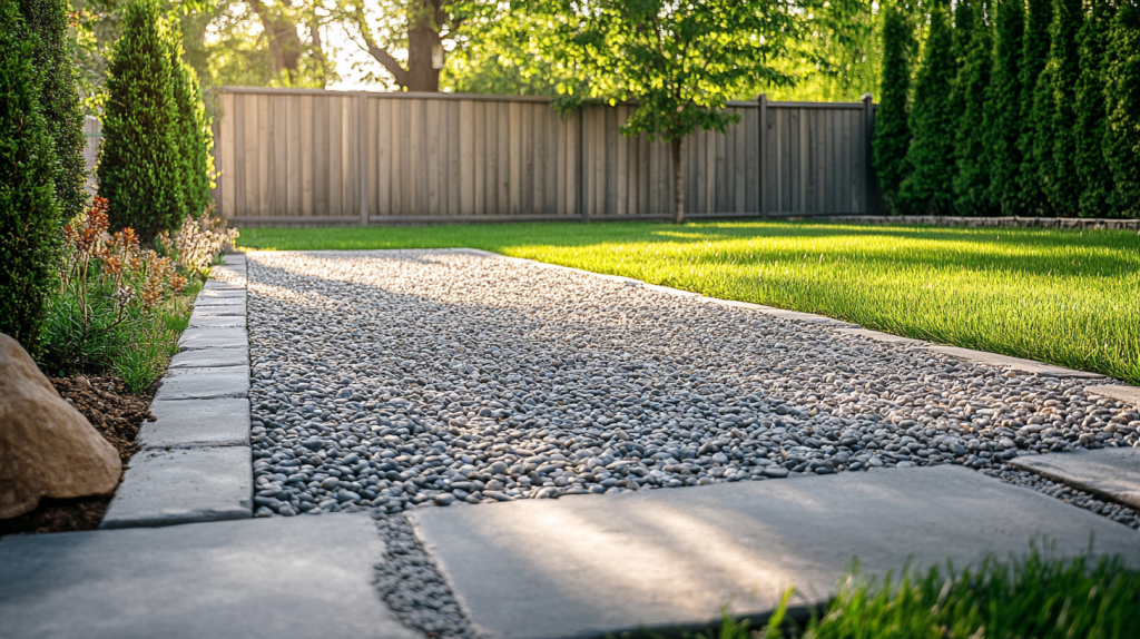 How to Build a DIY Pea Gravel Patio in a Weekend - A House in the Hills