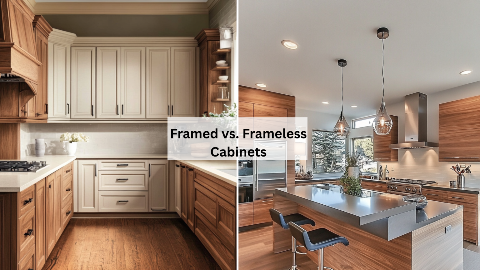 Frameless Cabinets vs. Framed: Which is Best? - A House in the Hills