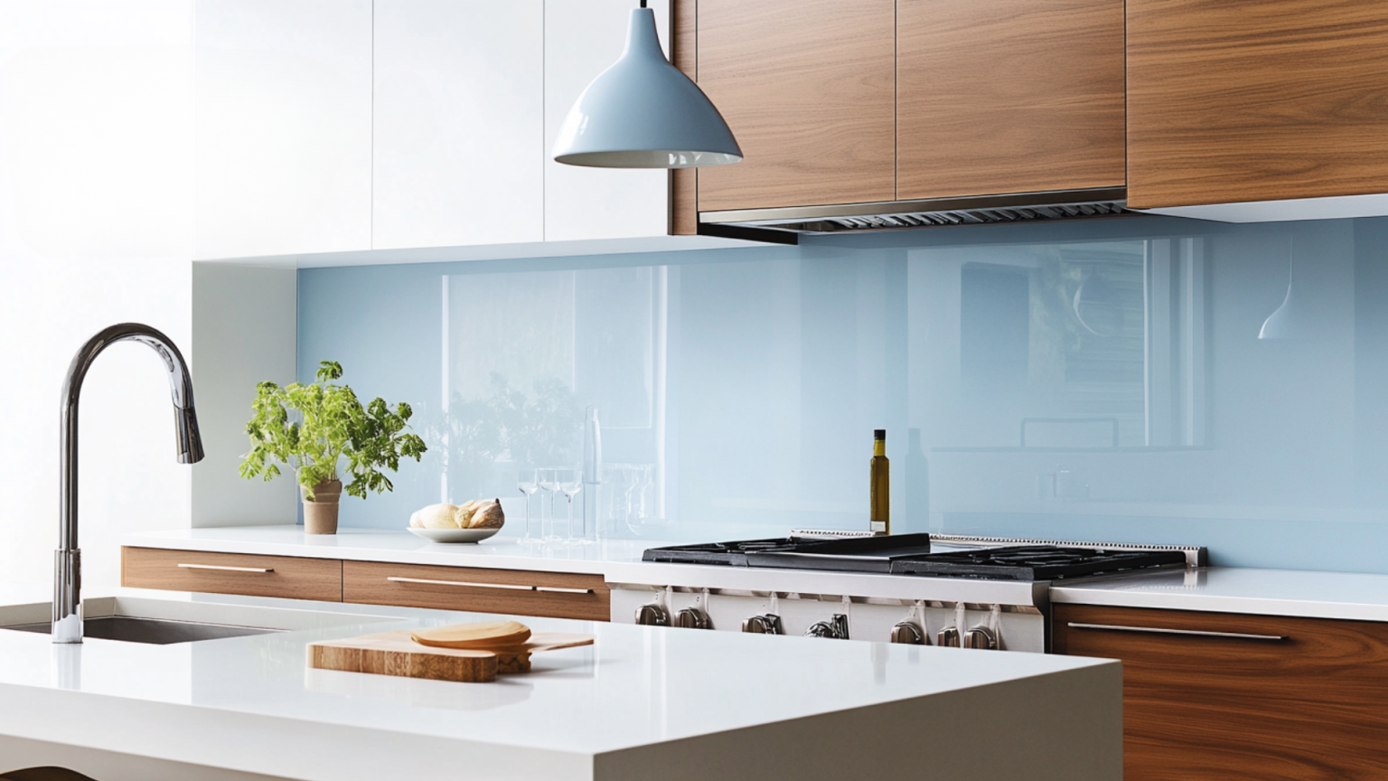 Why Choose a Kitchen Without a Backsplash: 33 Alternatives - A House in ...