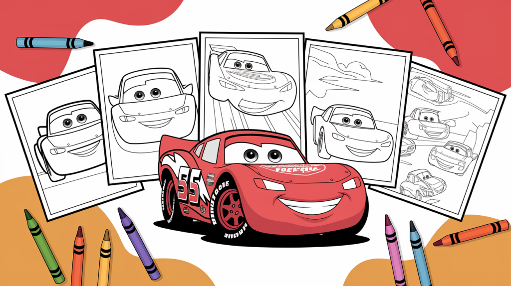 33 Lightning McQueen Coloring Page Designs - A House in the Hills