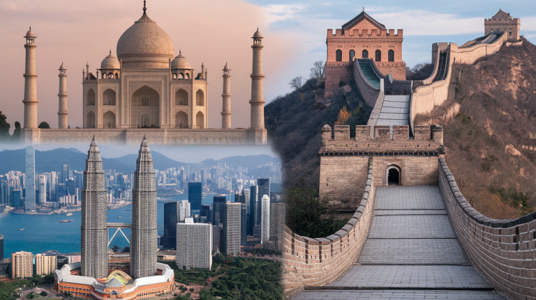 39 Famous Landmarks in Asia You Must Visit - A House in the Hills