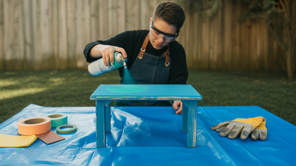 Spray Paint Wood: Everything You Need To Know - A House in the Hills