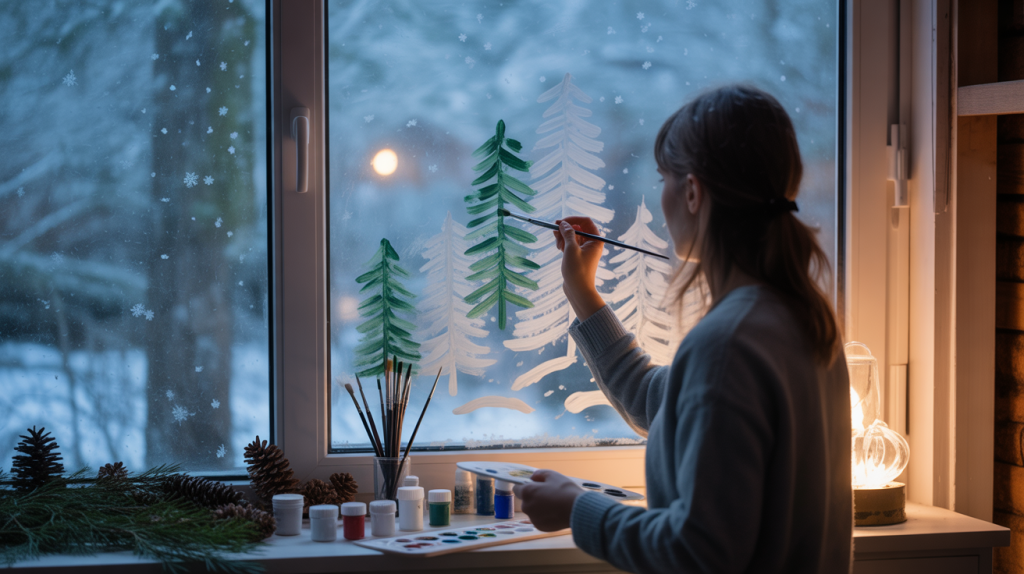 Fun Ways to Paint Your Windows This Winter - A House in the Hills
