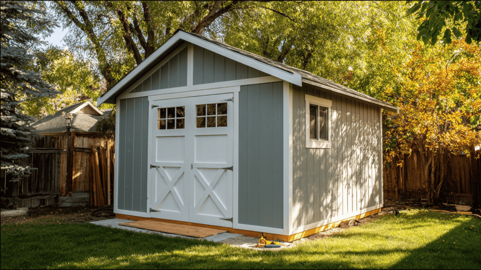10x10 Shed Plans: Simple Step-by-Step DIY Build Guide - A House in the ...