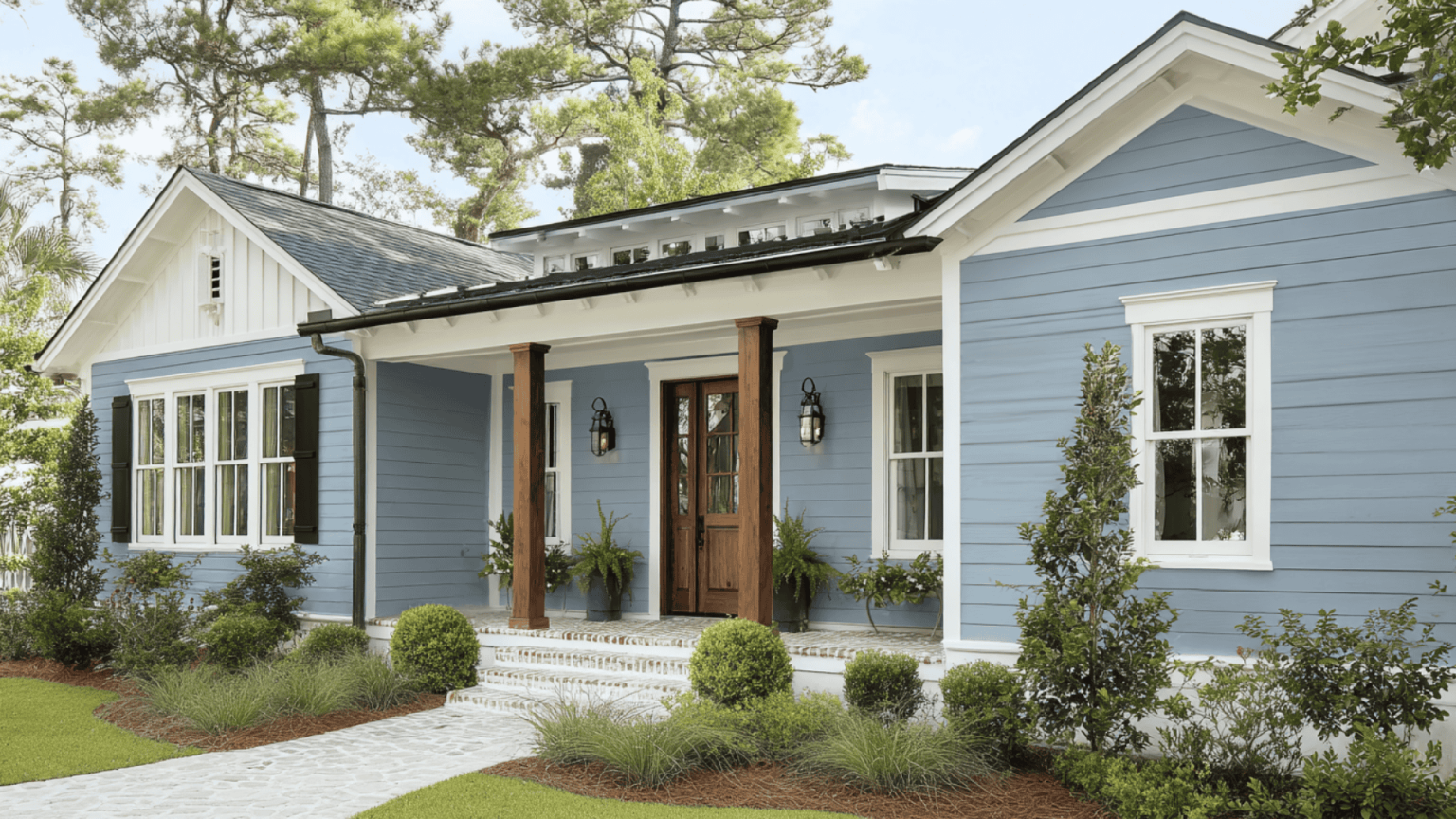Benjamin Moore Van Courtland Blue (HC-145): Paint Review - A House in ...