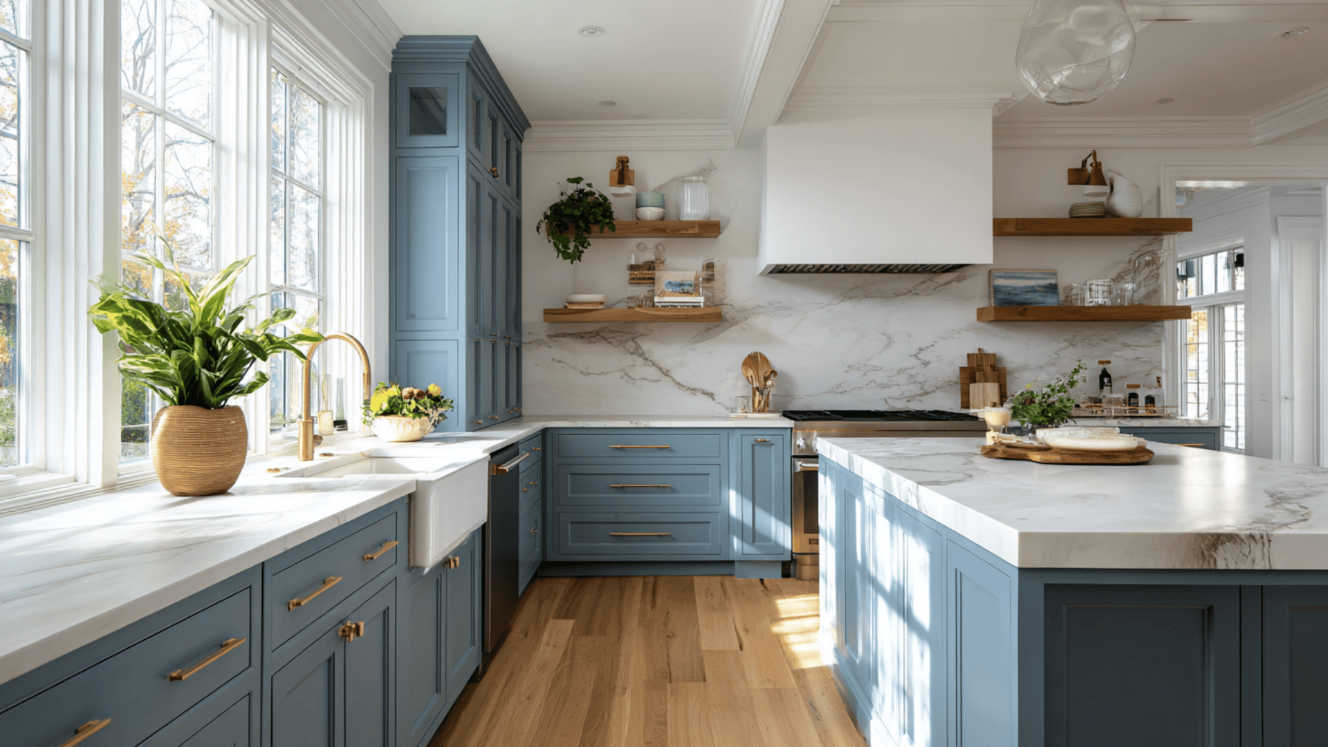 Benjamin Moore Van Courtland Blue (HC-145): Paint Review - A House in the Hills