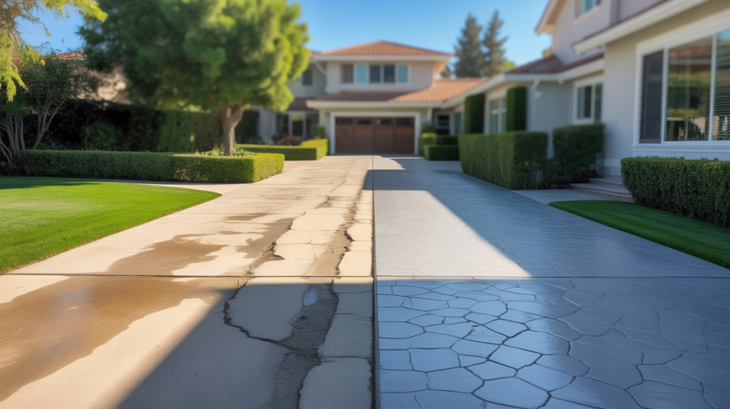 Upgrading Surfaces with Concrete Overlays - A House in the Hills