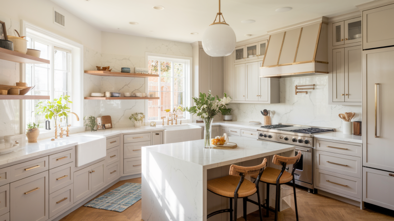 23 Greige Kitchen Ideas for a Warm, Modern Look - A House in the Hills
