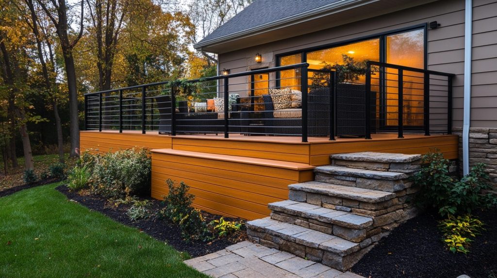 Horizontal Deck Skirting Ideas and DIY Guide - A House in the Hills