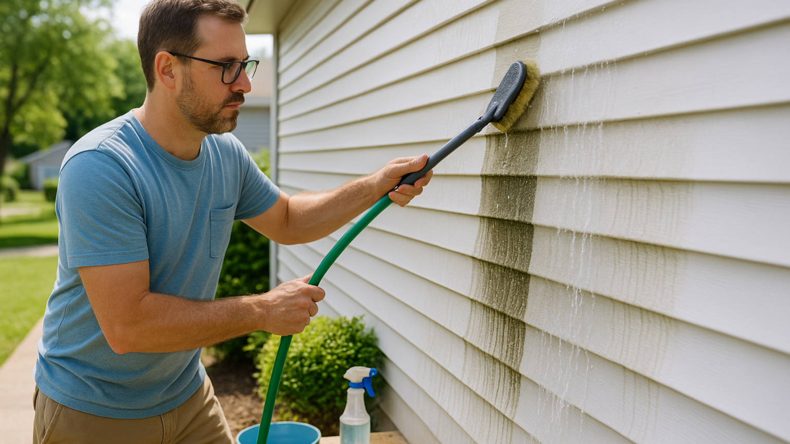 How to Clean Aluminum Siding the Easy Way - A House in the Hills