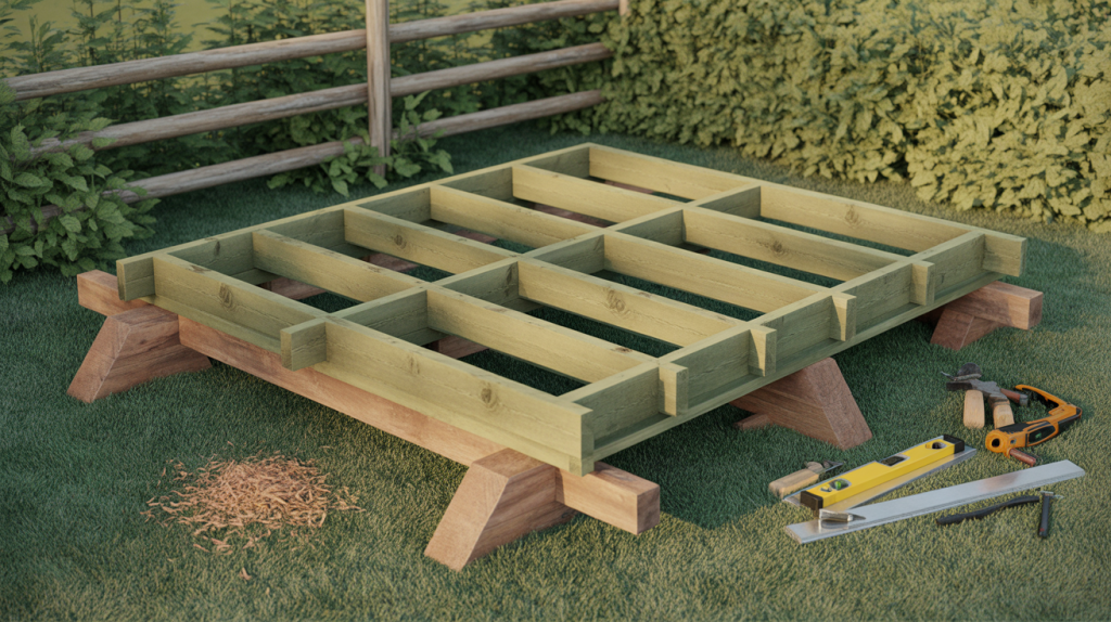 Skid Foundation for Shed: A Step-by-Step Guide - A House in the Hills