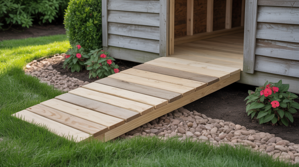 Shed Ramp Plans: Easy DIY Guide for a Strong Build - A House in the Hills