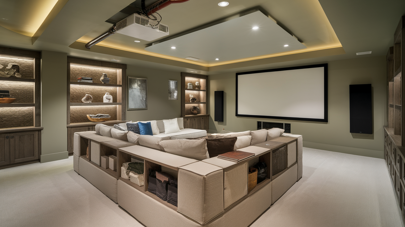 Basement Home Theater Ideas & Setup Guide - A House in the Hills