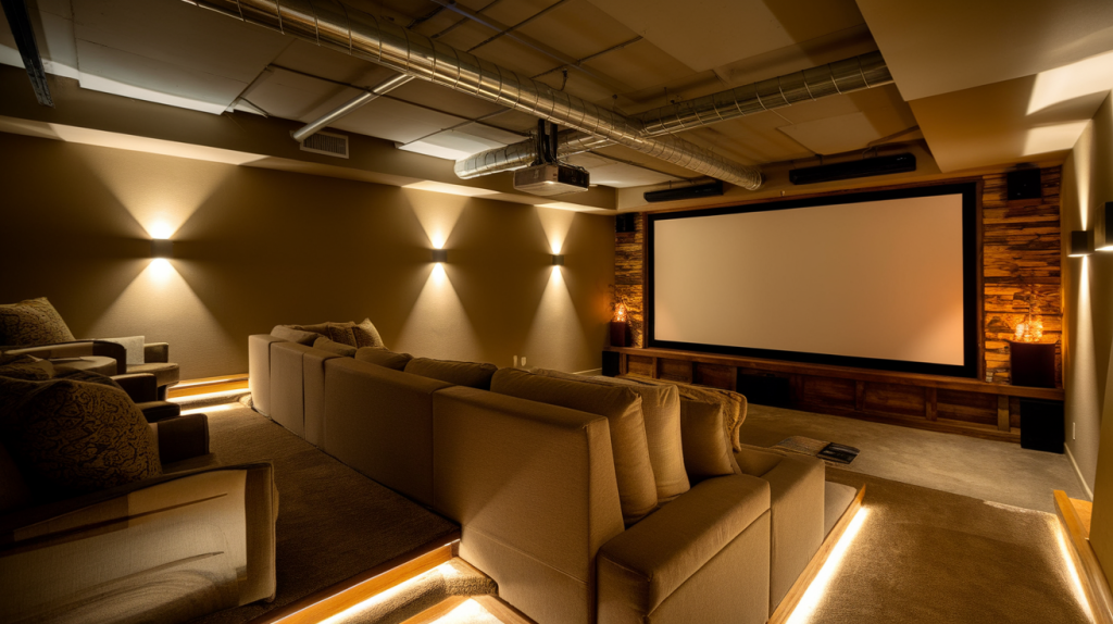 Basement Home Theater Ideas & Setup Guide - A House in the Hills