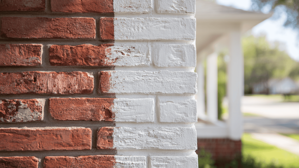 31 Brick Painting Ideas to Upgrade Your Home - A House in the Hills