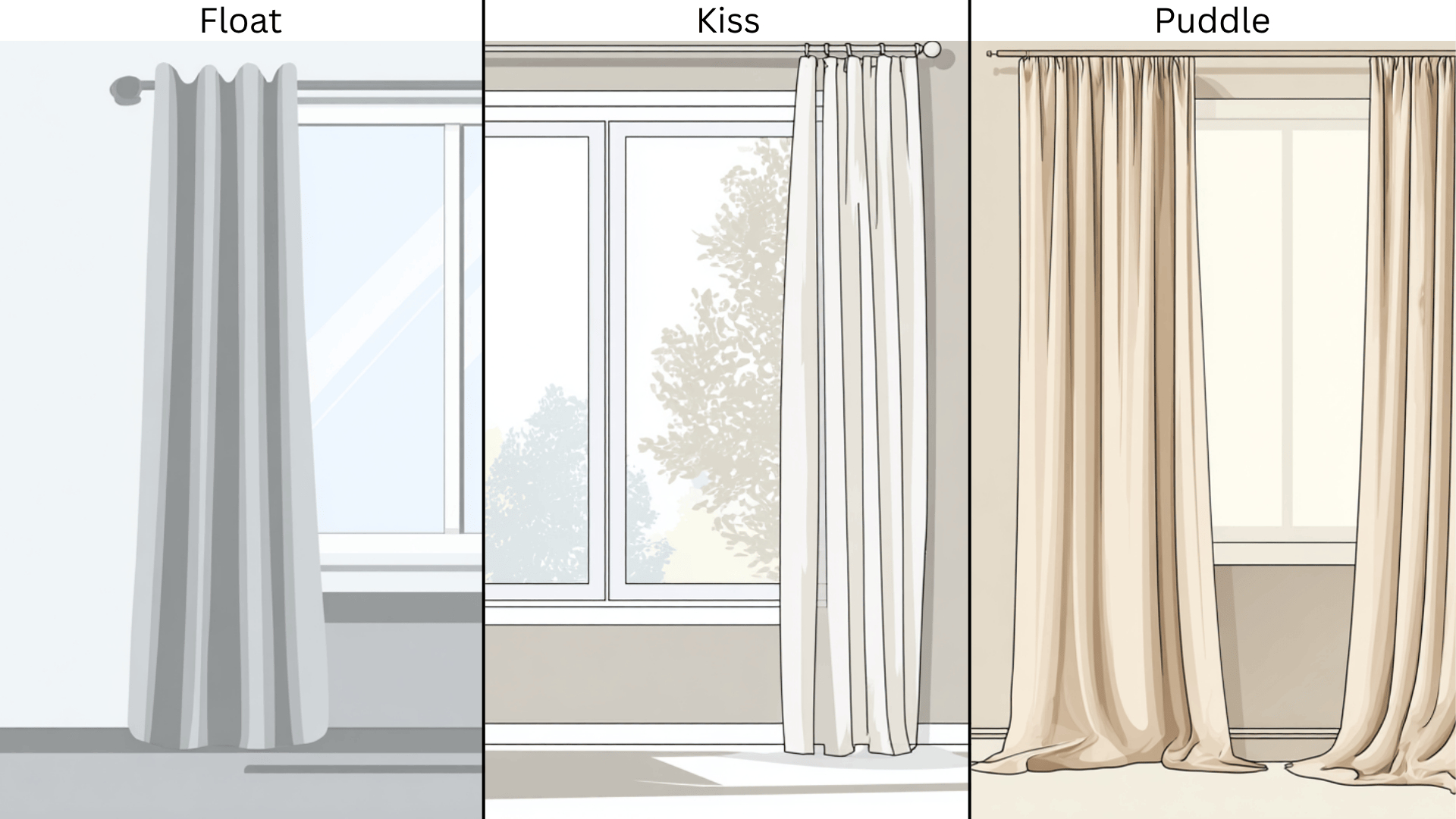 Curtain Length Guide: Find the Perfect Fit - A House in the Hills