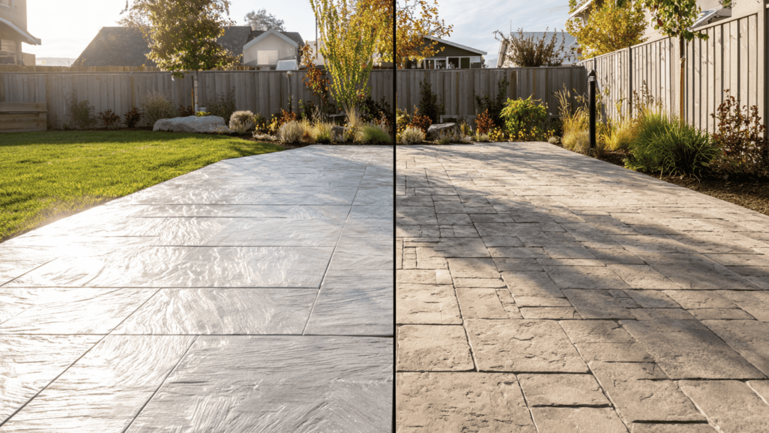 Is Stamped Concrete Cheaper than Pavers? Let's Find Out - A House in ...