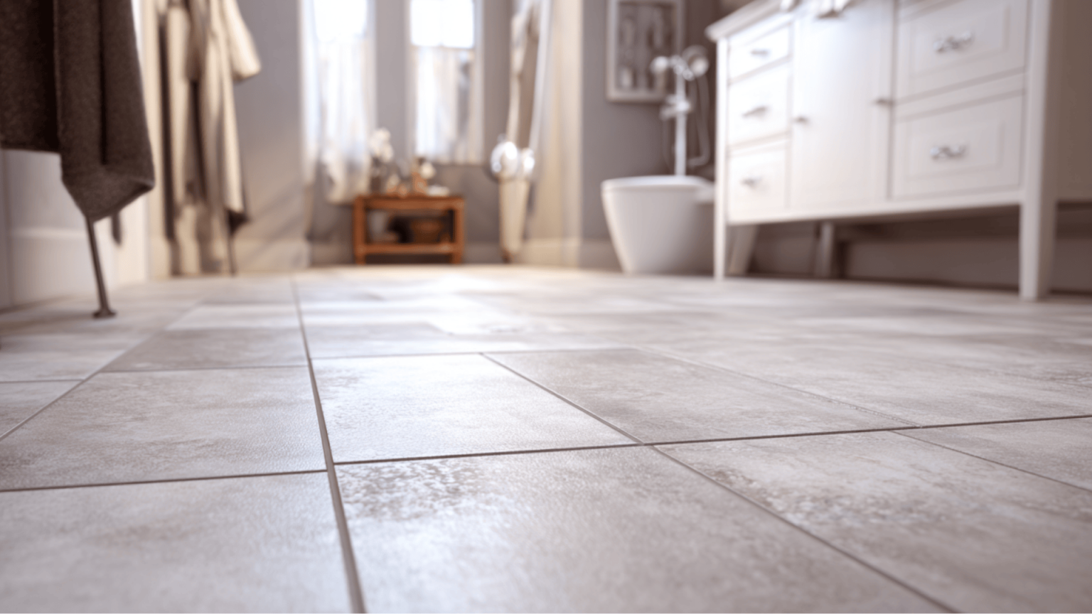 Painting Bathroom Tile Floors: Easy DIY Makeover Guide - A House in the ...