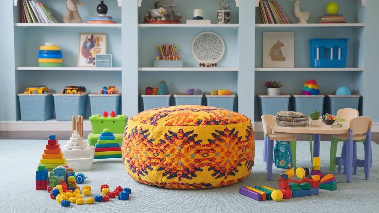 21 Ottoman Decor Ideas to Upgrade Your Space - A House in the Hills