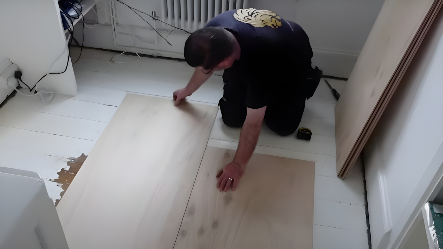 How to Lay Plywood Flooring Simply and Effectively - A House in the Hills