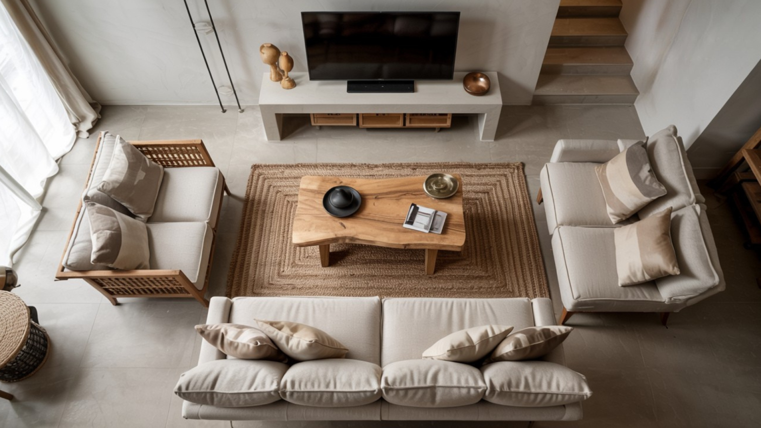 Smart Ideas for a Functional Rectangle Living Room Layout - A House in ...