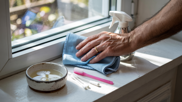 How to Clean Window Sills: A Step-by-Step Guide - A House in the Hills