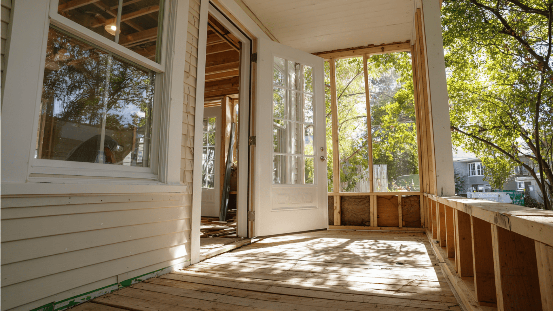 Porch Conversions: Step-by-Step DIY Guide and Ideas - A House in the Hills