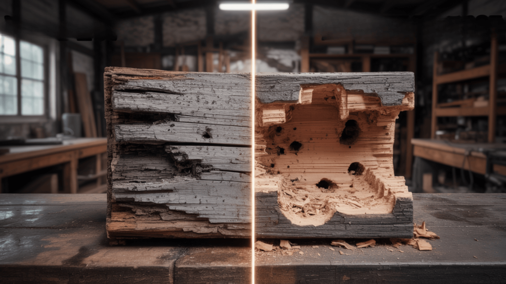Wood Rot vs. Termite Damage: How to Inspect and Repair - A House in the ...