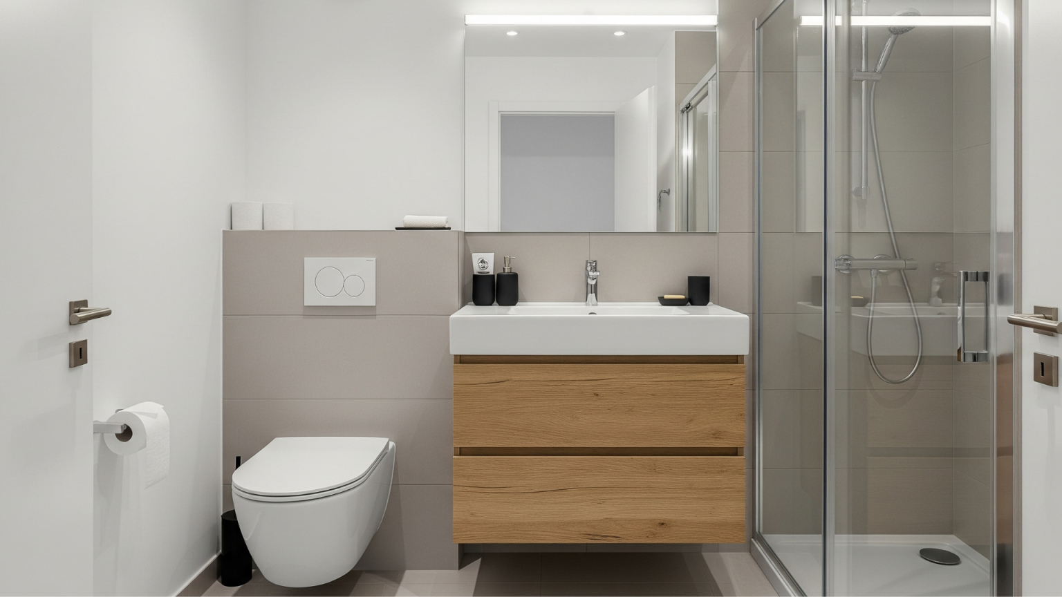 Minimum Size for a Full Bathroom: Clear Space Rules - A House in the Hills