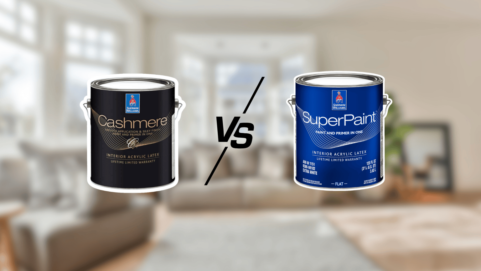 Sherwin-Williams Cashmere vs Super Paint: Honest Review - A House in ...