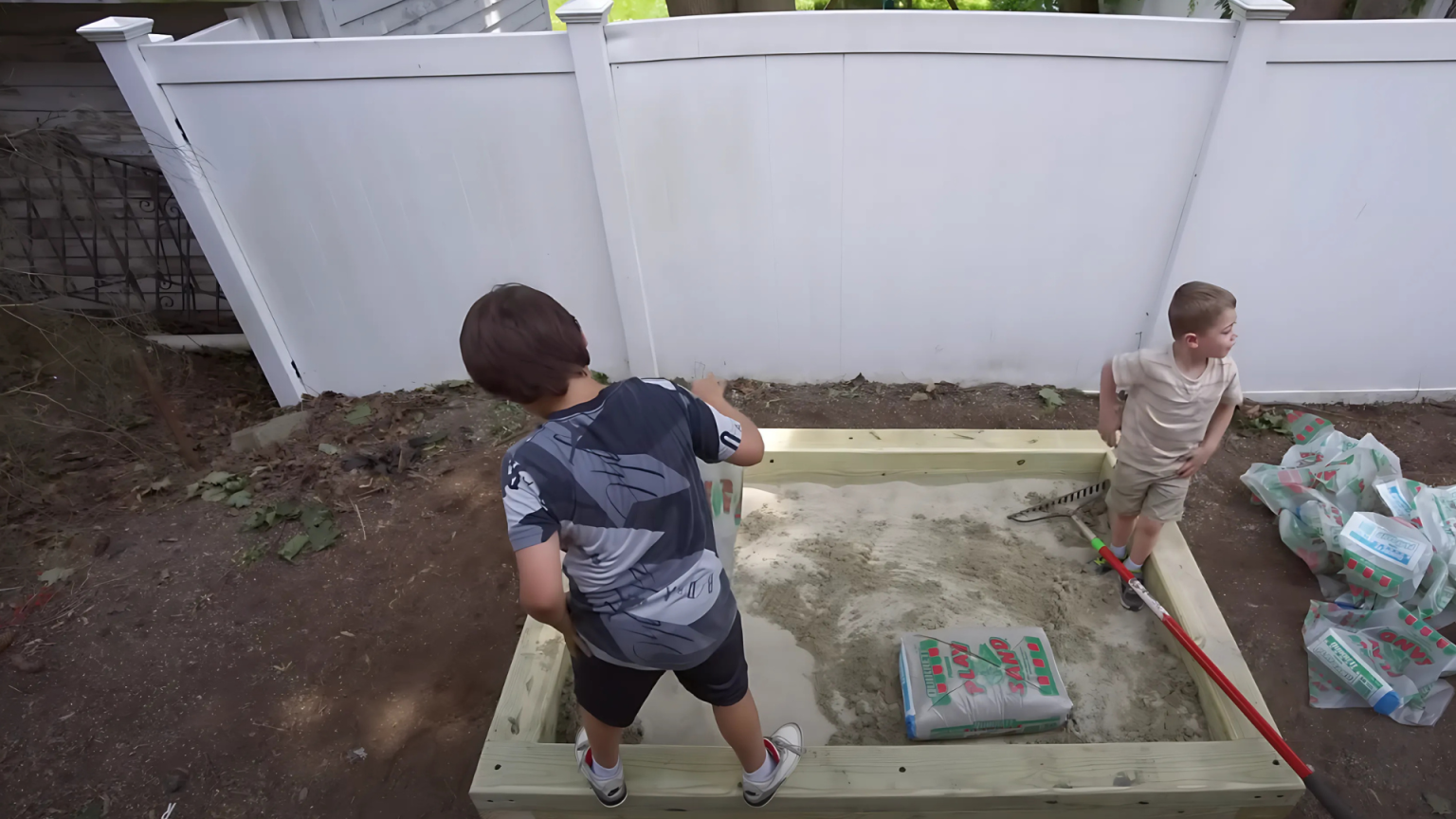 How to Build a DIY Sandbox: Step-by-Step Backyard Guide - A House in ...