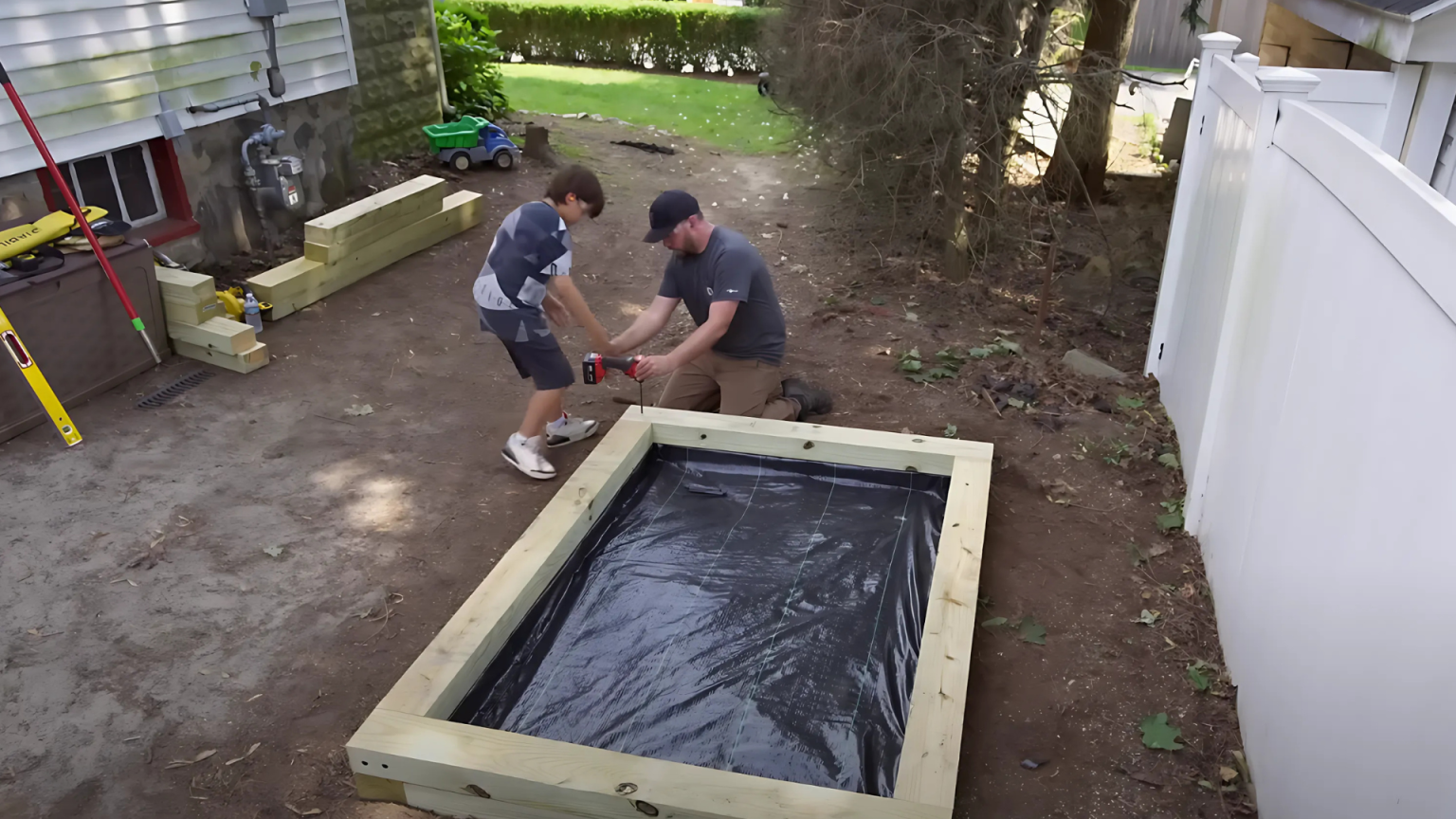 How to Build a DIY Sandbox: Step-by-Step Backyard Guide - A House in ...