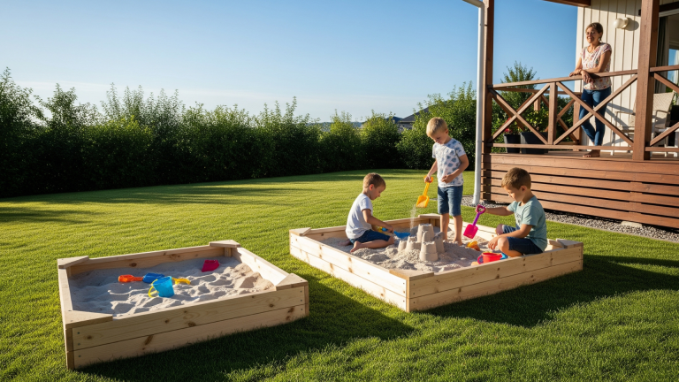 How to Build a DIY Sandbox: Step-by-Step Backyard Guide - A House in ...