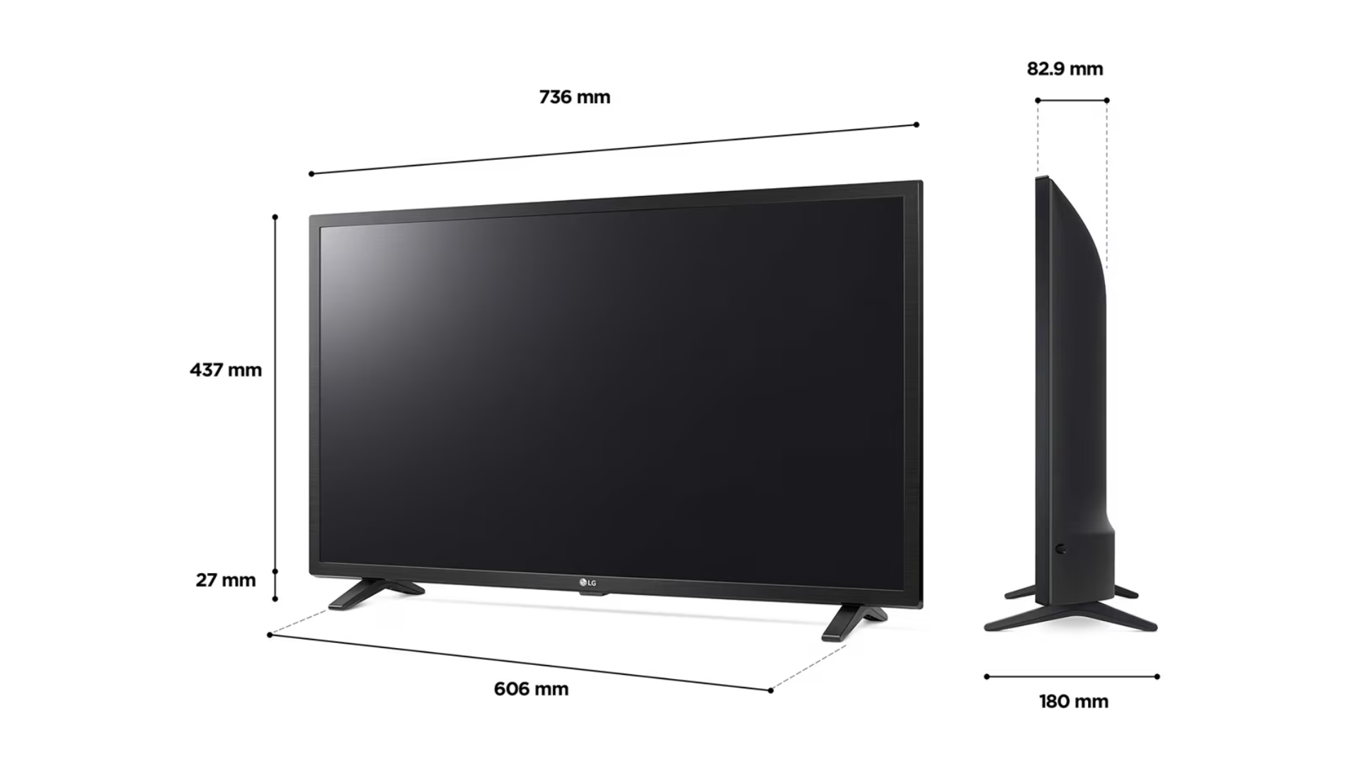 LG 65-inch OLED Size and TV Box Dimensions Full Guide - A House in the ...