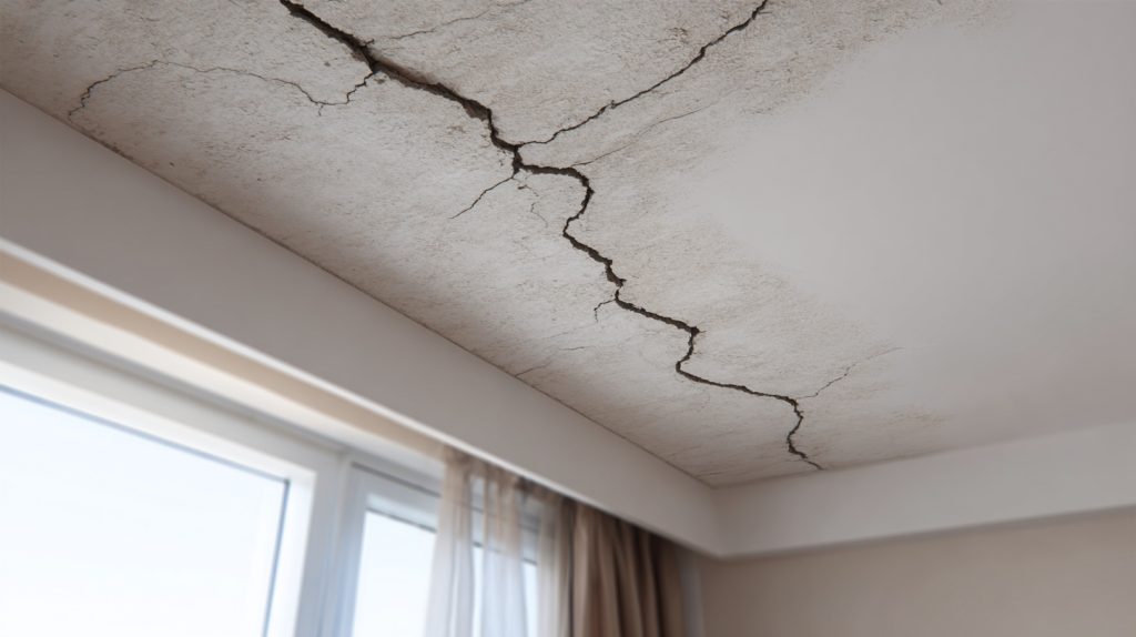 11 Types of Ceiling Cracks with Pictures: Causes & Fixes - A House in ...