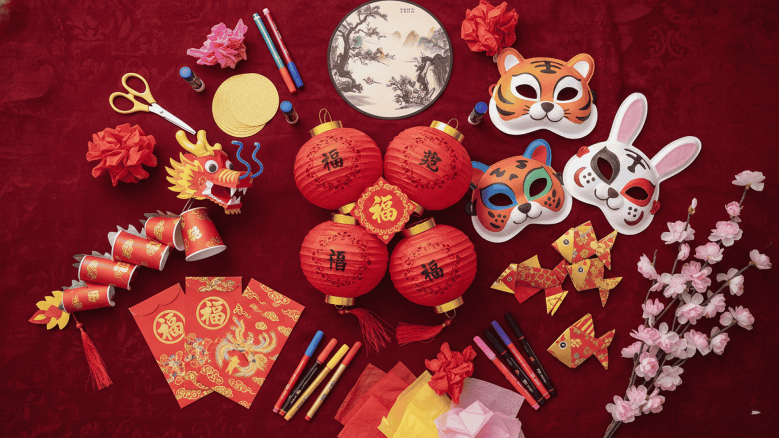 Lunar New Year Crafts: 16 Fun Ideas for Kids - A House in the Hills