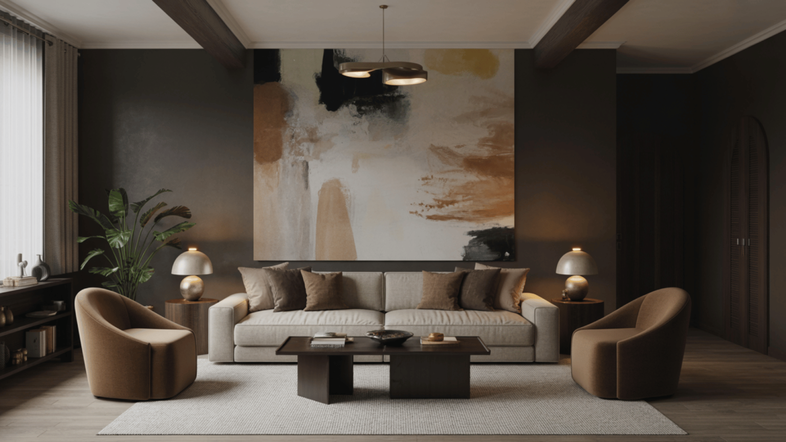 22 Moody Living Room Designs That Add Drama and Style - A House in the ...