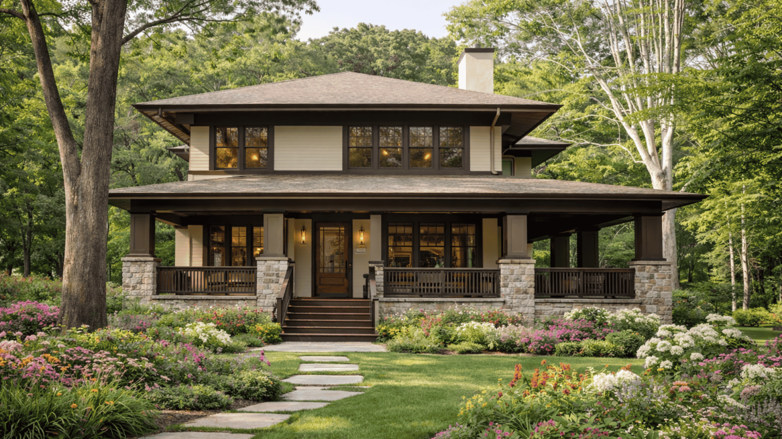 Prairie Style Homes: Blending Design and Nature - A House in the Hills
