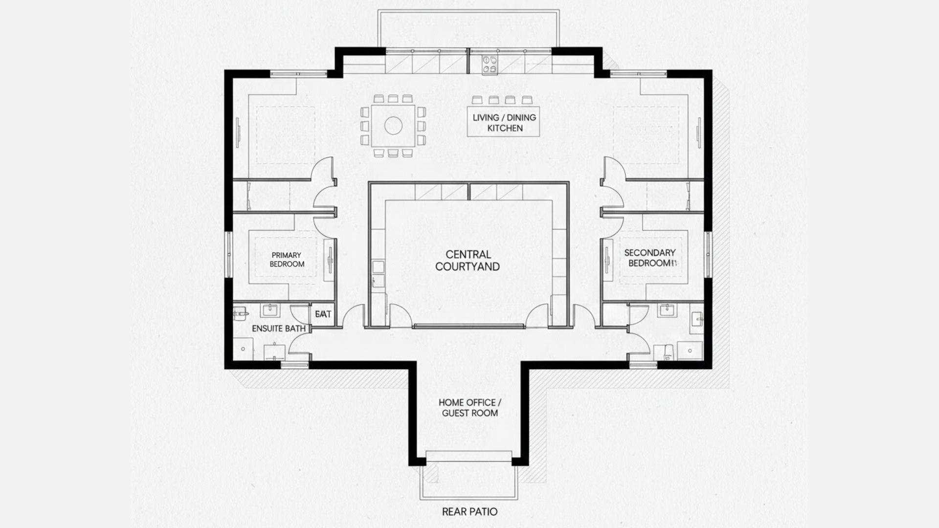 Contemporary House Plans and Floor Layout Ideas - A House in the Hills