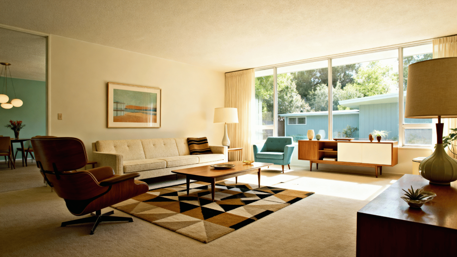 34 Inspiring 1950s Mid Century Modern House Interior Ideas - A House in ...