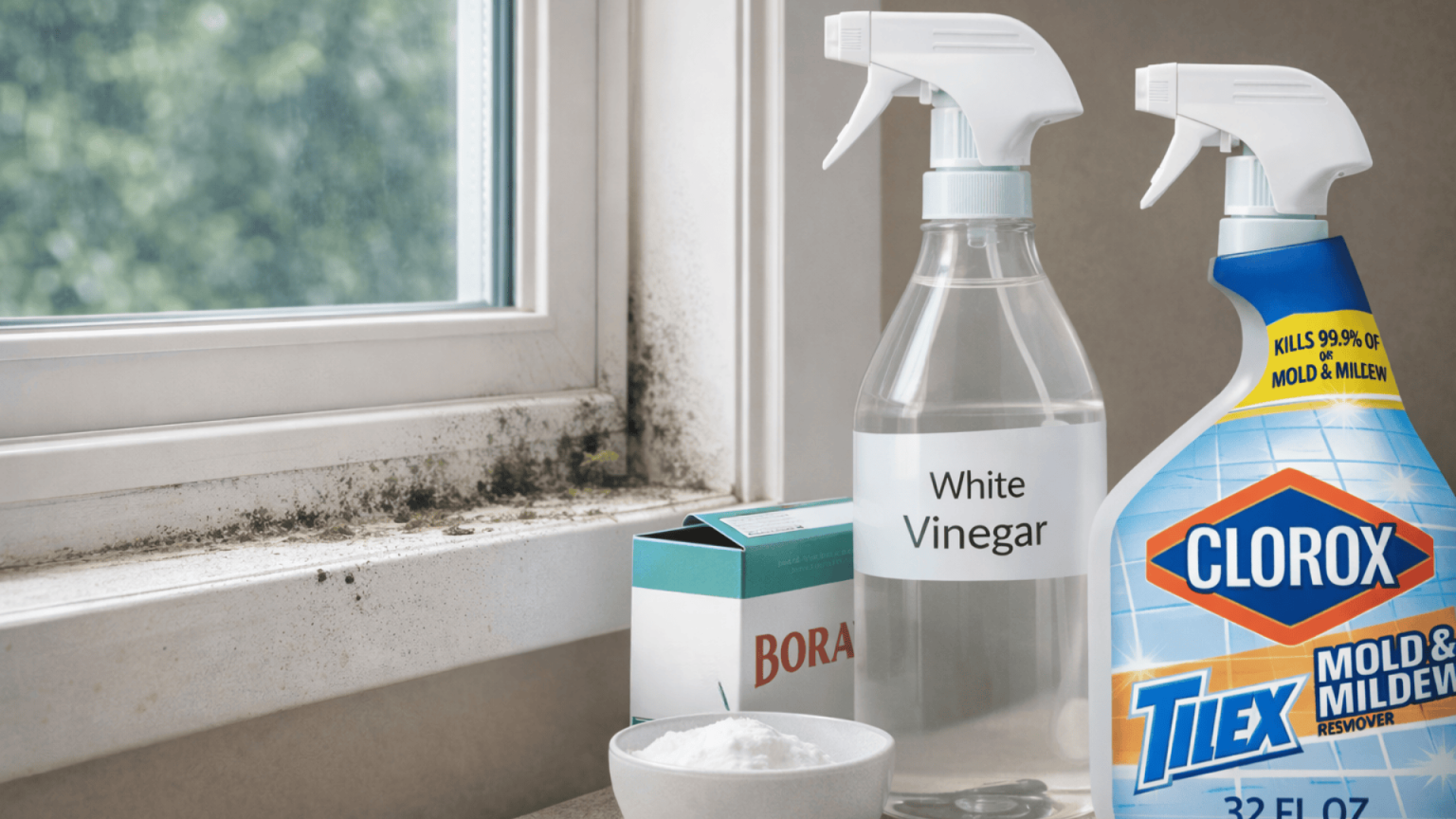 How to Remove Mold on Window Sill: Quick Guide - A House in the Hills