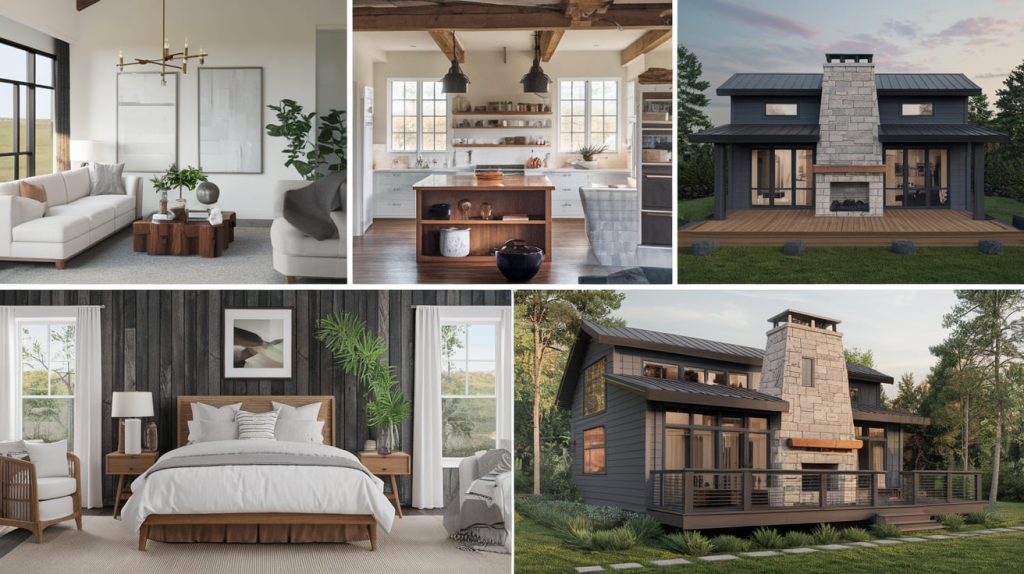 22 Modern and Country Style Rustic House Ideas - A House in the Hills