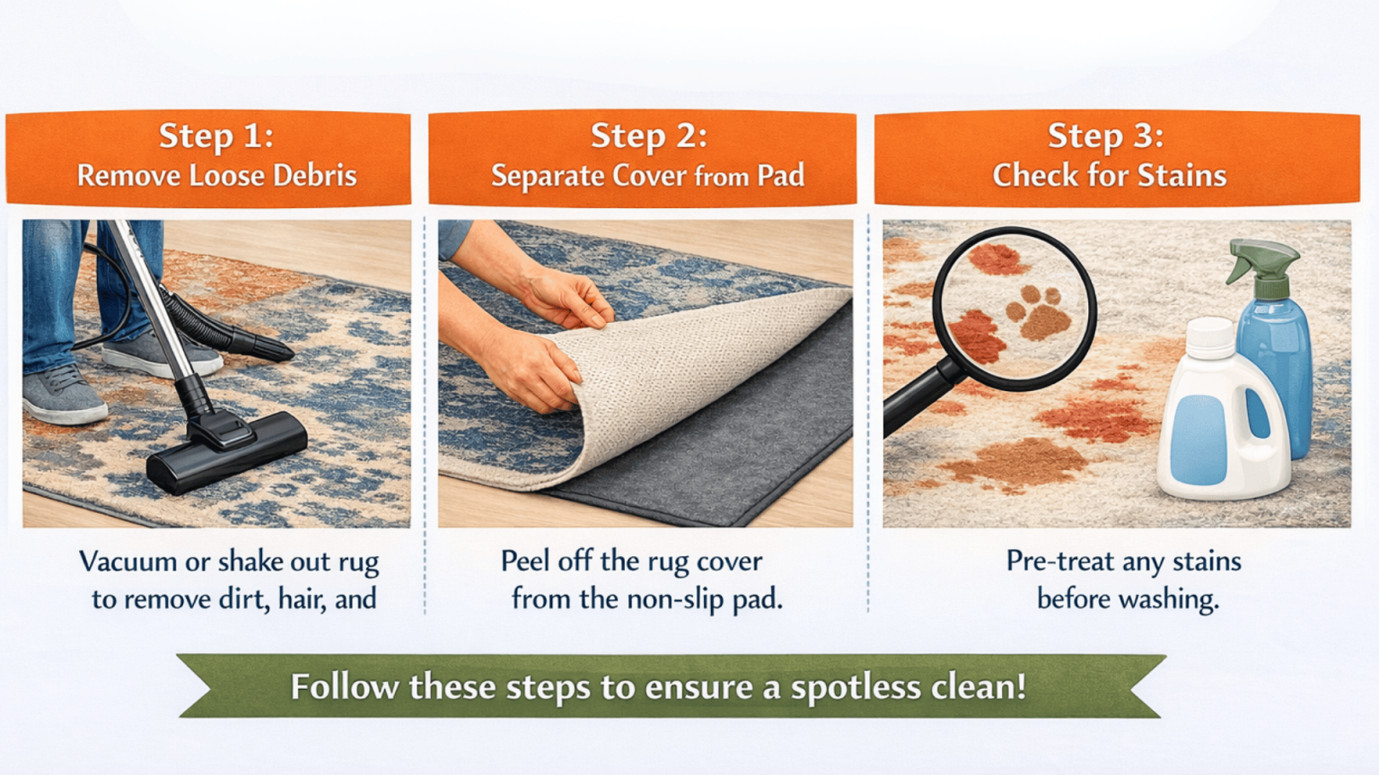 How To Clean Ruggable Pad