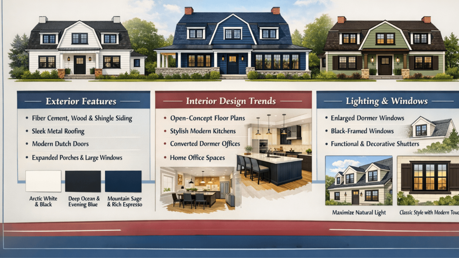 Your Dutch Colonial House Guide: Design and Plans - A House in the Hills