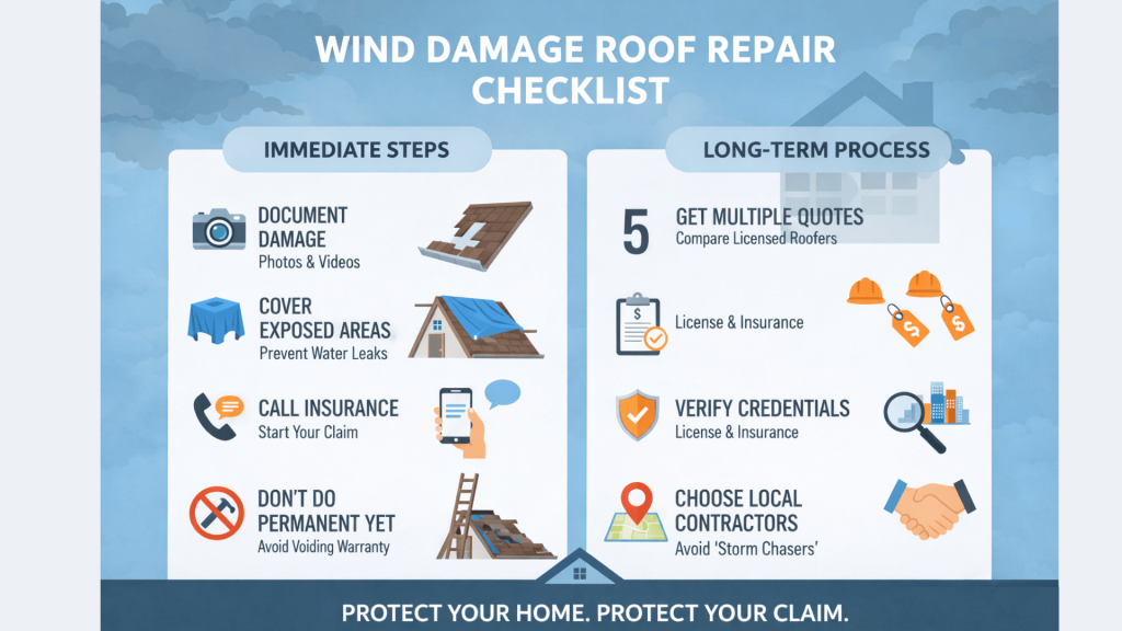 How to Handle Wind Damage Roof Issues Like a Pro - A House in the Hills