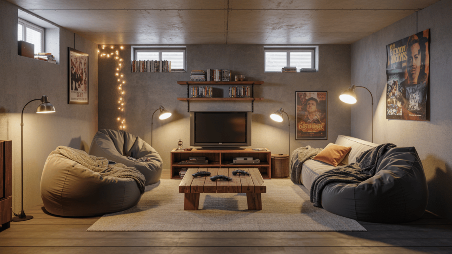 23 Simple Finished Basement Ideas for Your Home - A House in the Hills
